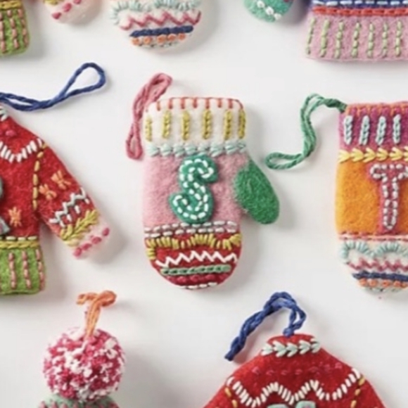 Anthropologie | Holiday | Htf Anthropologie Monogram S Ornament | Poshmark